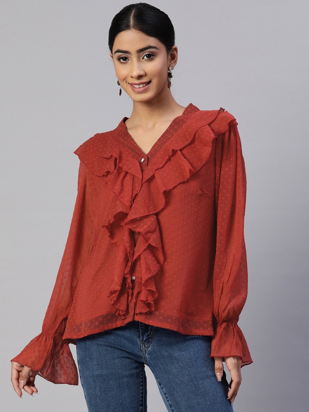 Ruffles Georgette Top